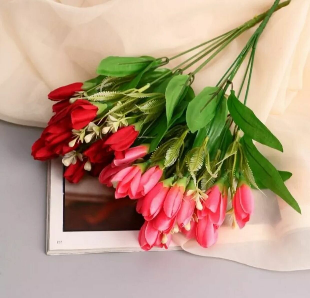 Букет искусственных цветов Крокусы