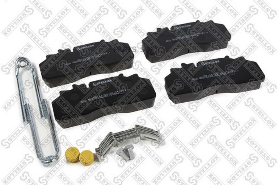 8511424SX STELLOX 85-11424-SX_колодки дисковые с полн. р/к 29126 210.5x93x30 SAF