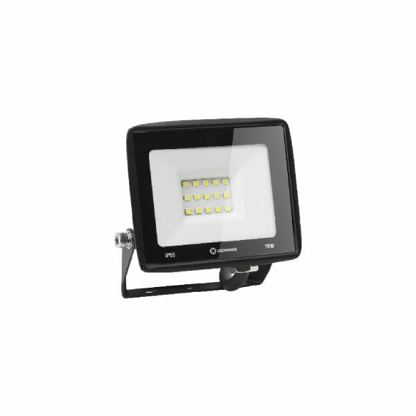 Прожектор светодиодный уличный LEDVANCE FLOODLIGHT ECO 10 Ватт 4000К нейтральный белый свет, фонарь для освещения, черный корпус 1000лм IP65
