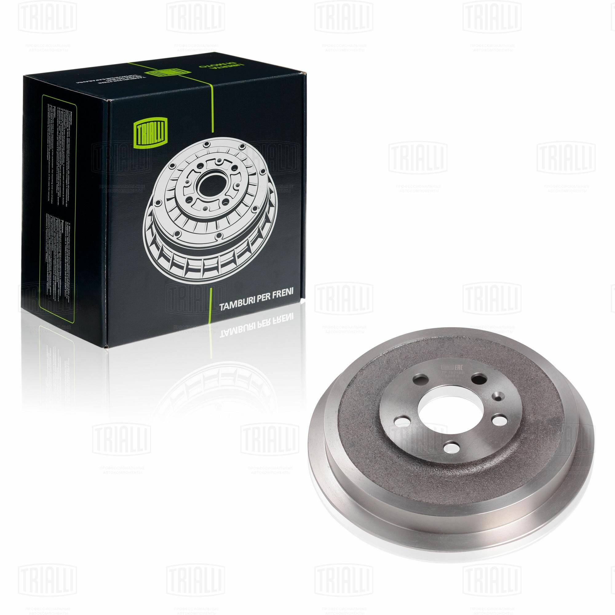 TRIALLI Барабан тормозной для автомобилей VW Polo Sedan (RUS) (10-) 1KC d230mm