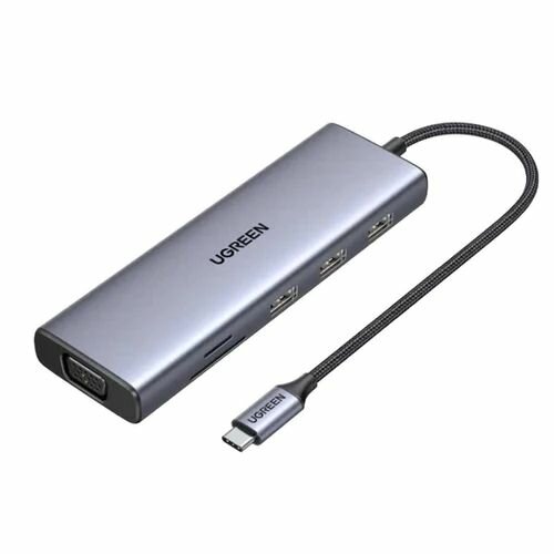 Конвертер UGREEN CM498 (15375). Цвет: серый.
