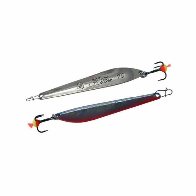 Блесна для зимней рыбалки вертикальная на щуку и судака EcoPro Killer 80мм 13г BRS