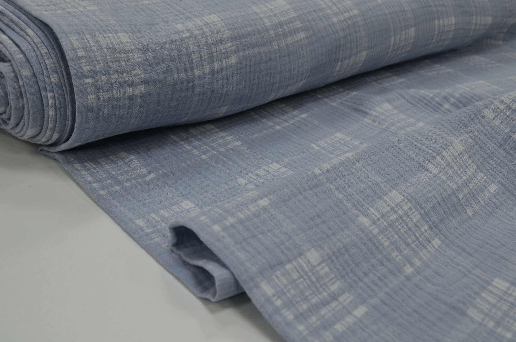 Муслин/клетка-серая