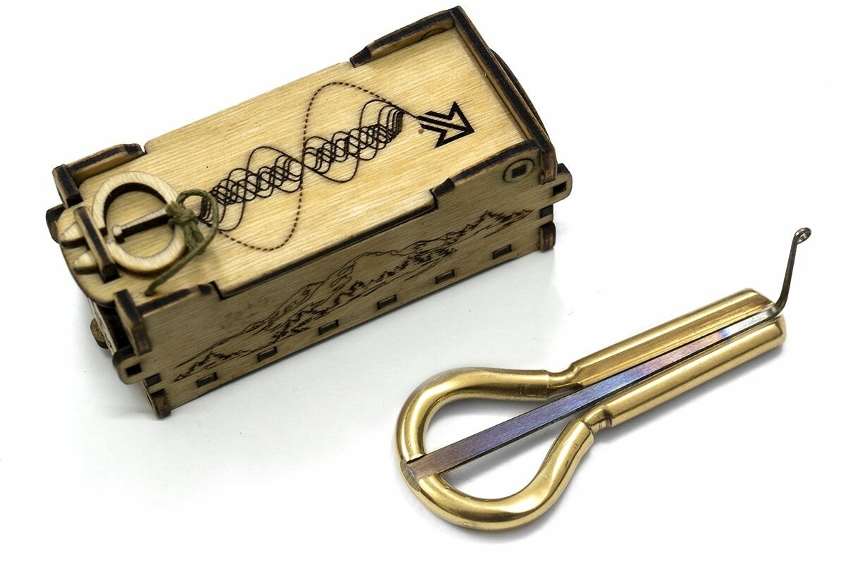 Варган Поткина (алтайский комус) в эко-шкатулке - простое и громкое развлечение