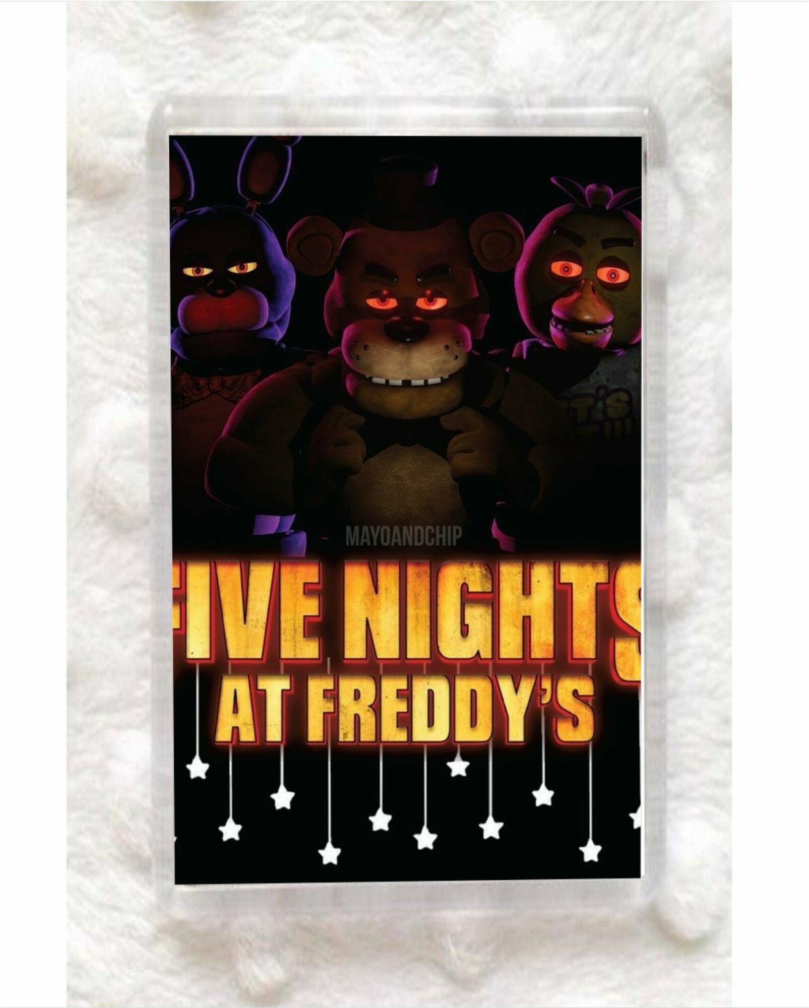 Магнит акриловый с принтом "5 ночей с Фредди"