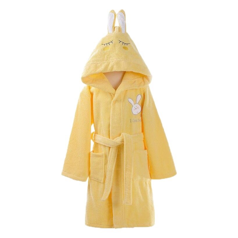 Полотенца, детские, банные, с капюшоном, розовые, 150-160 см