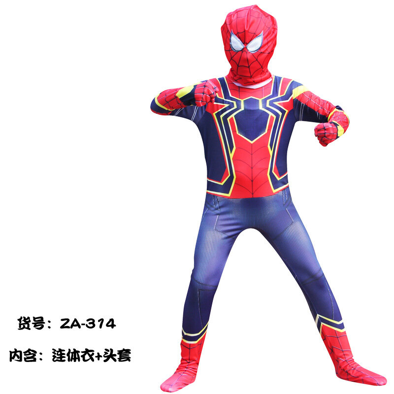 Костюм "Стальной воин-паук", для Хэллоуина, однослойный, размер L