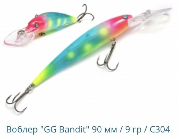 Воблер German GG Bandit 90 mm (New) C304