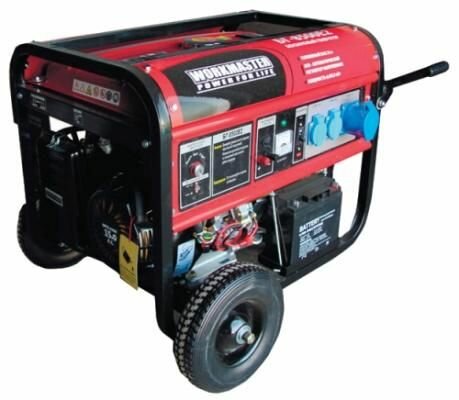 Генератор бензиновый Workmaster БГ-9500E2 7000 Вт