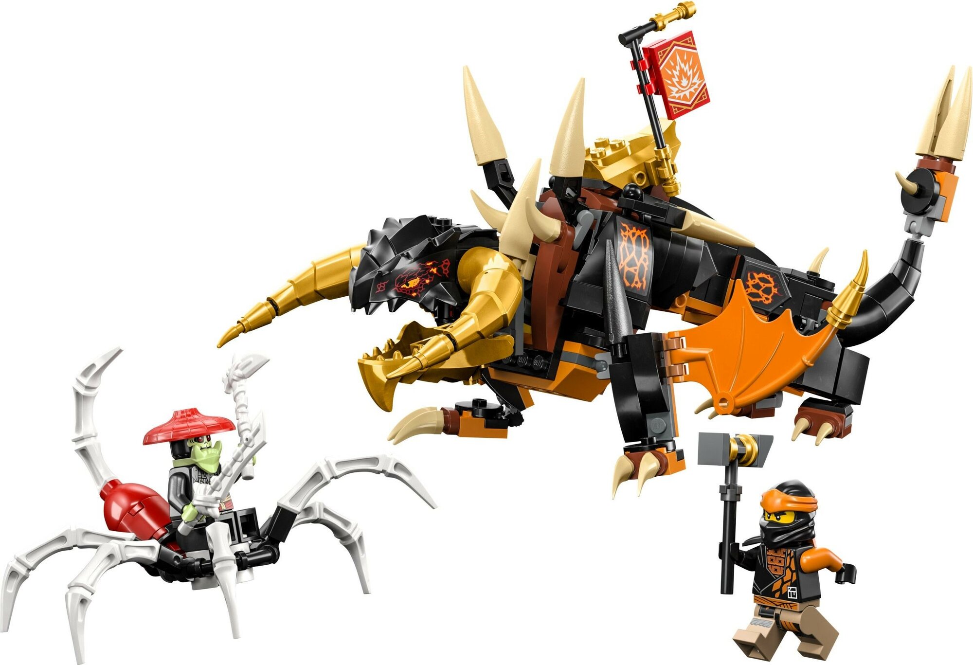 Конструктор LEGO Лего 71782 Земляной дракон ЭВО Коула