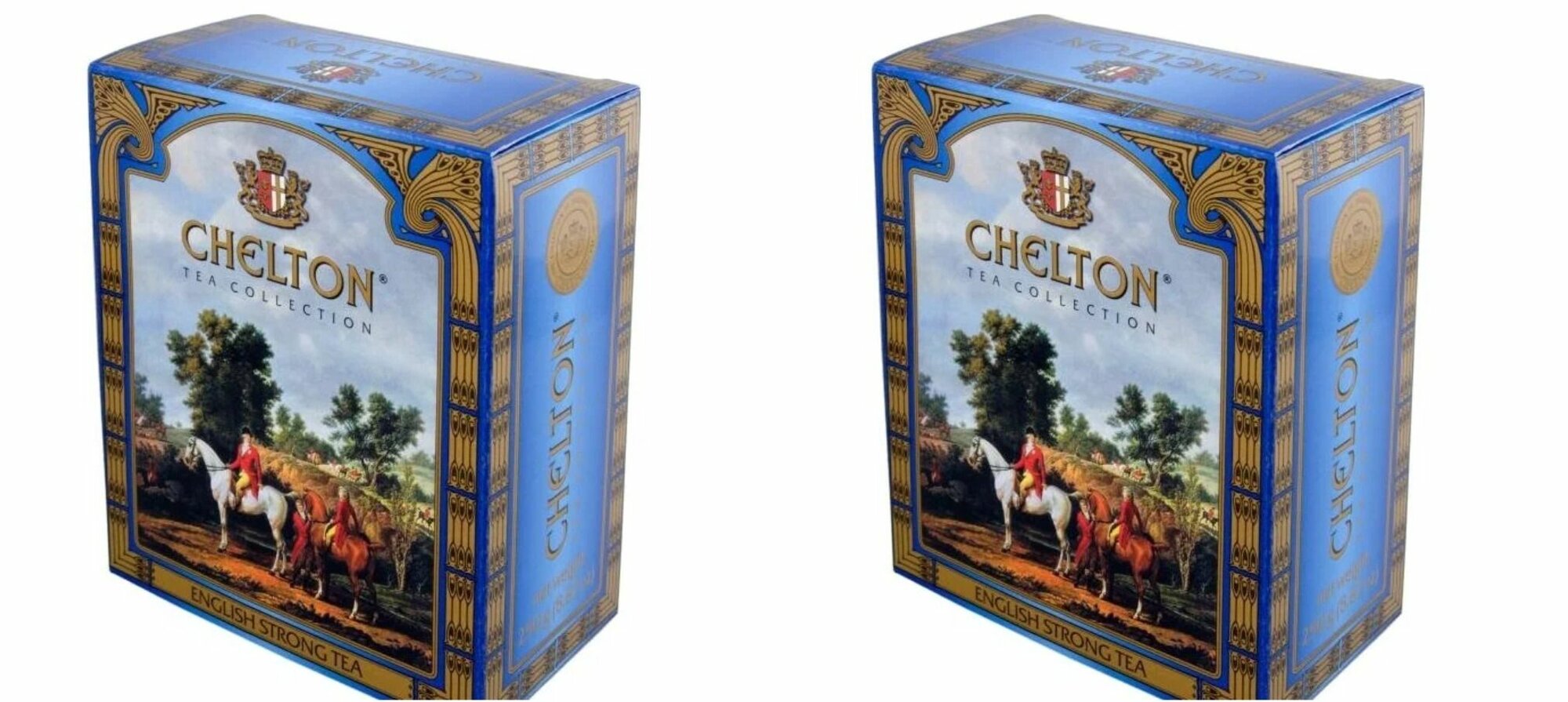 Chelton Чай черный Английский Крепкий, 100 пак, 2 шт