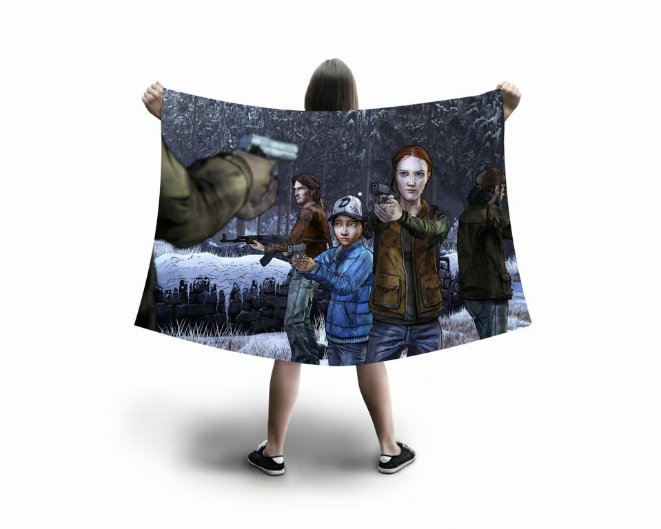 Флаг большой THE WALKING DEAD, ходячие мертвецы №1