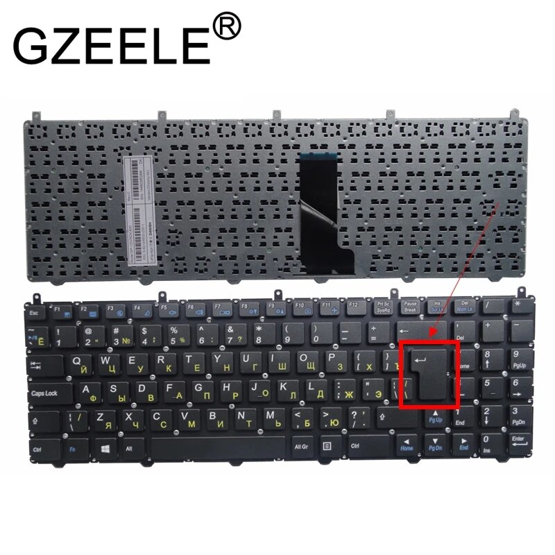 Клавиатура GZEELE для Clevo W650