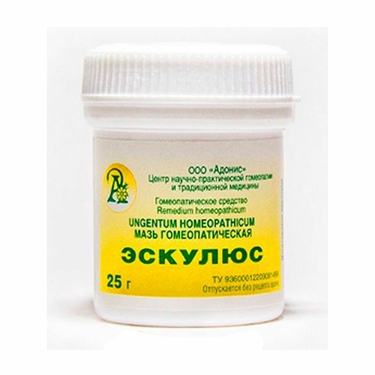 Мазь "Эскулюс" от отеков и воспалений 25 гр, Адонис