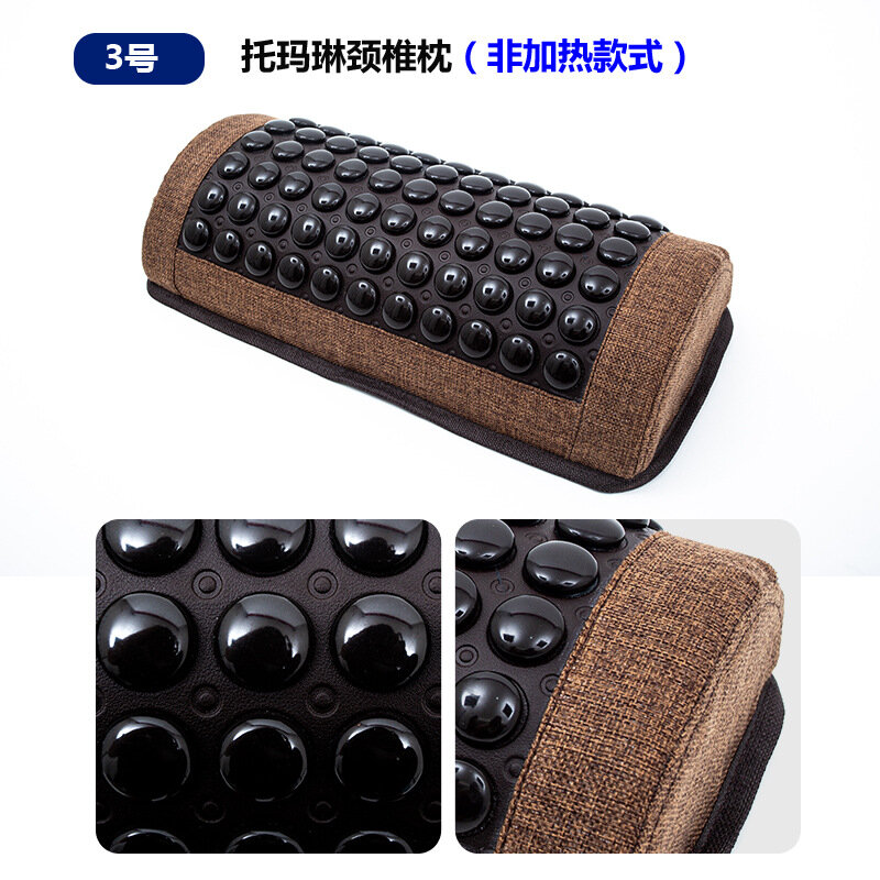 Подушка из нефрита с подогревом, ортопедическая подушка из пены с эффектом памяти, турмалиновая охлаждающая подушка для лета, турмалиновый массажер для международной торговли.