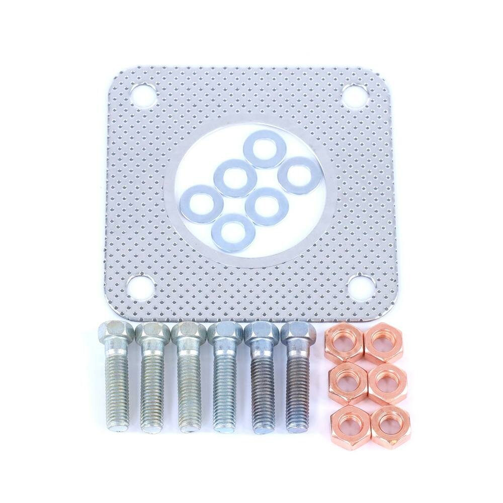 РК крепления приёмной трубы УМЗ-А274 (EvoTech) (прокл. перф, болты, гайки, шайбы) (Квадратис)