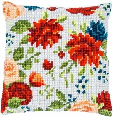 PN-0194442 Набор для вышивания (подушка) Vervaco "Пионы"
