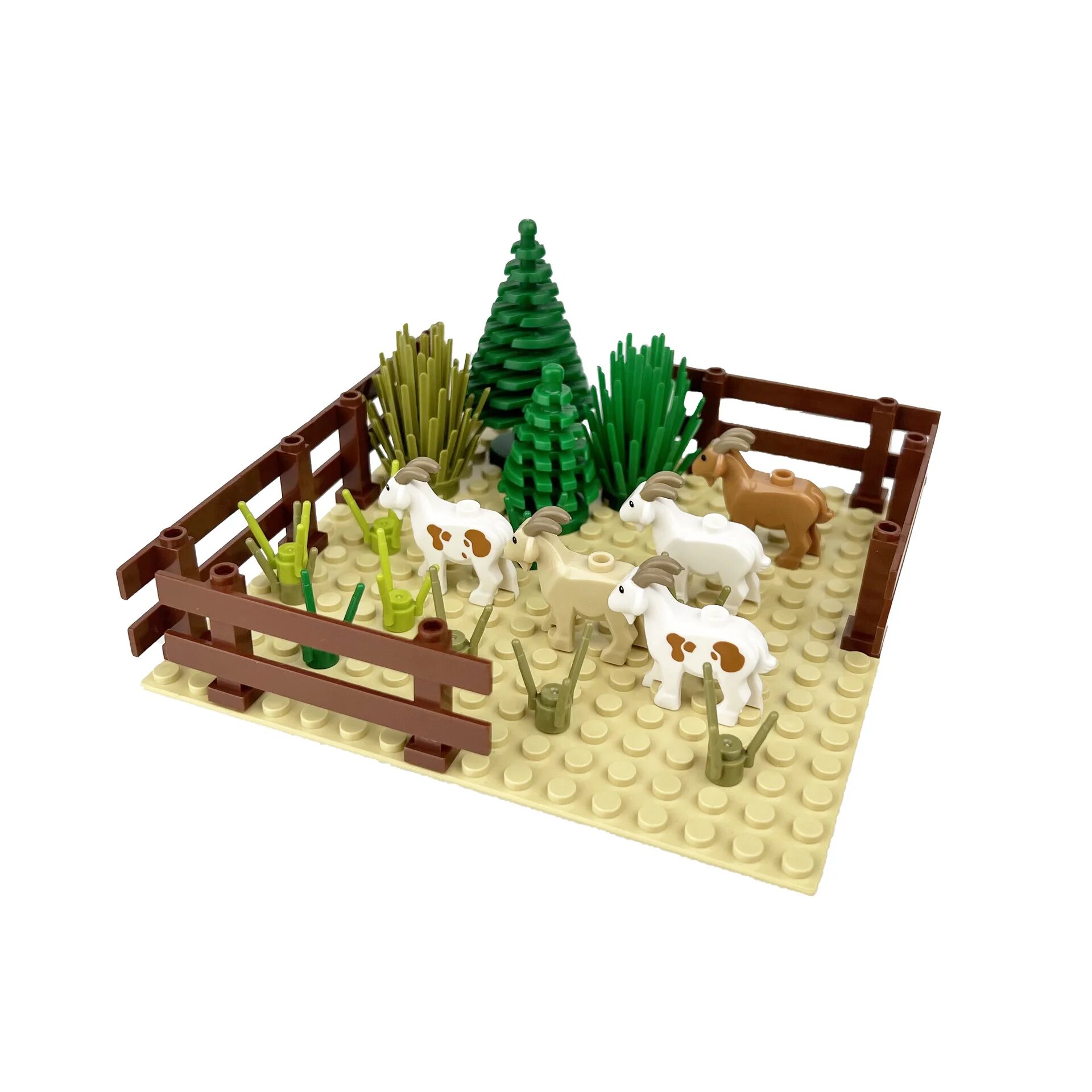 MOC Мини-ферма из блоков sheep pen 1.0