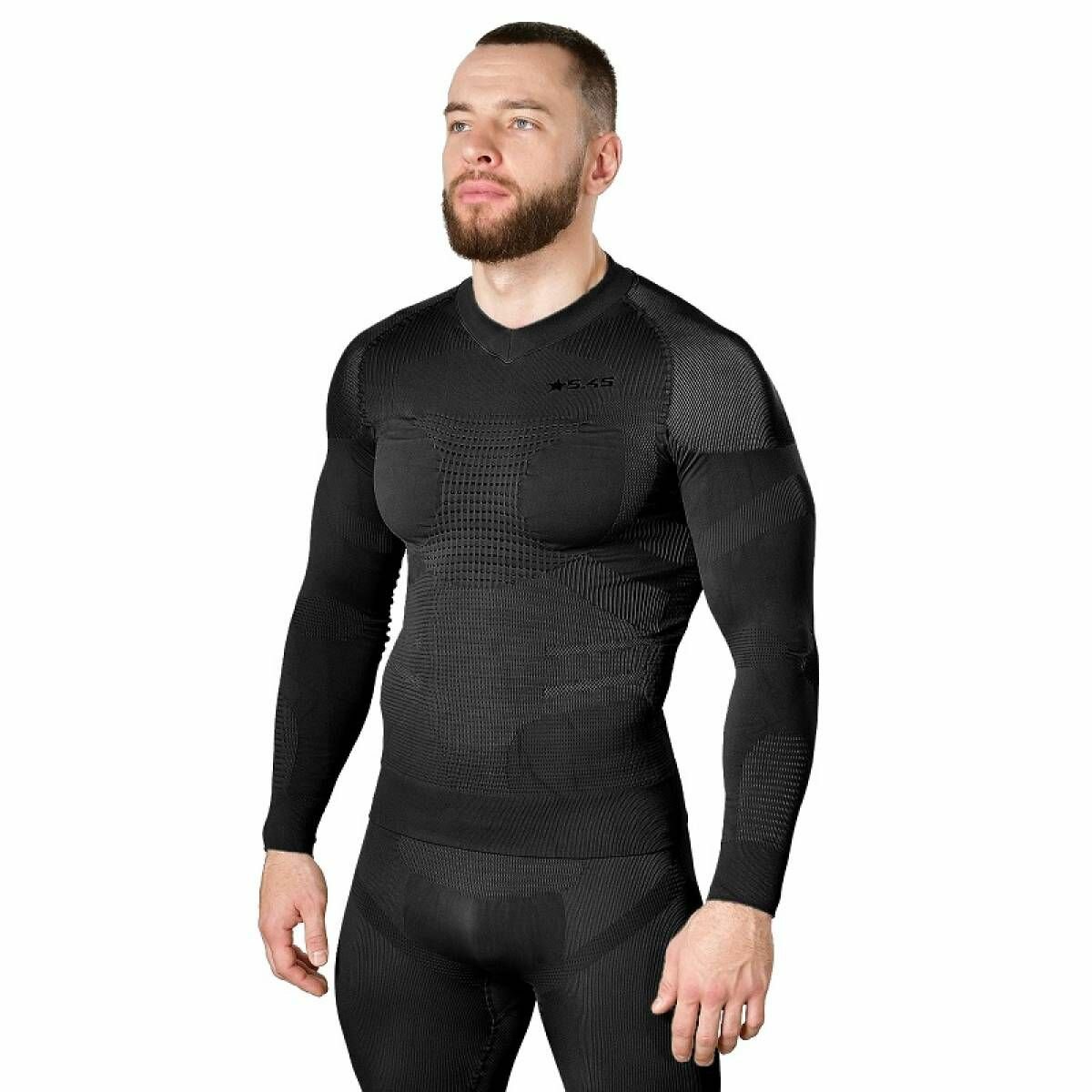 Термофуфайка 5.45 Design Фантом Деми BLACK, мужская, демисезонная, размер M/L