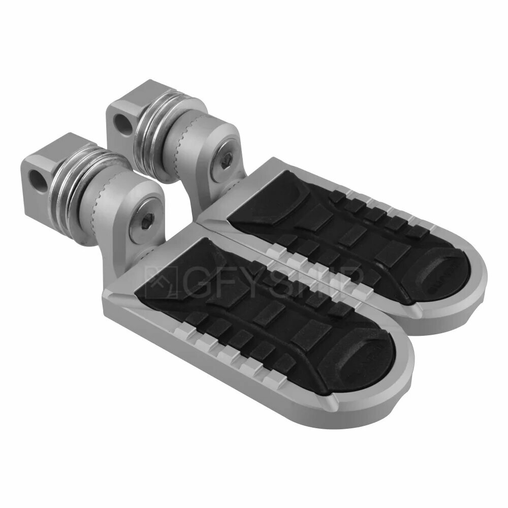 Регулируемая подножка для мотоцикла, для BMW R1100RT 1995-2001, R1100R, R1100RS, Silver With Adapter