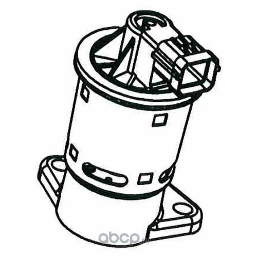 Клапан EGR (рециркуляции выхл. газов) для а/м Chevrolet Lacetti (02-) 1.4i/1.6i E3 (LVEG 0504) Luzar LVEG0504