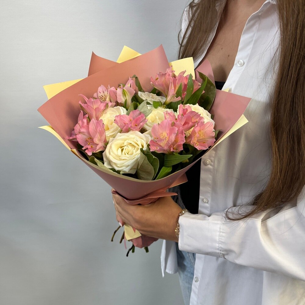 Авторский букет 16 - Для девушки, женщины, девочки