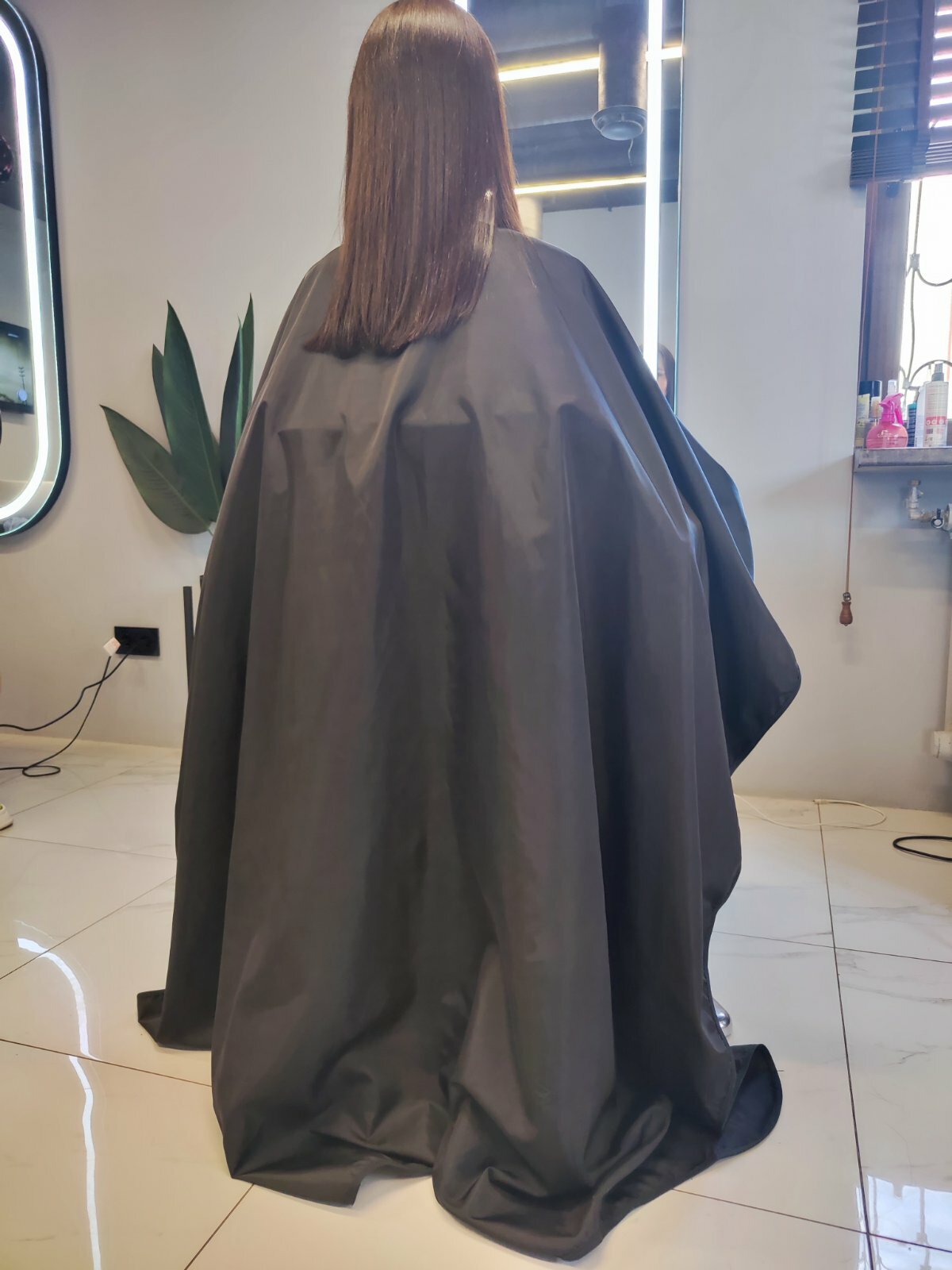 Пеньюар Cover RadarCosmetic Professional, антистатичный, водоотталкивающий, черный