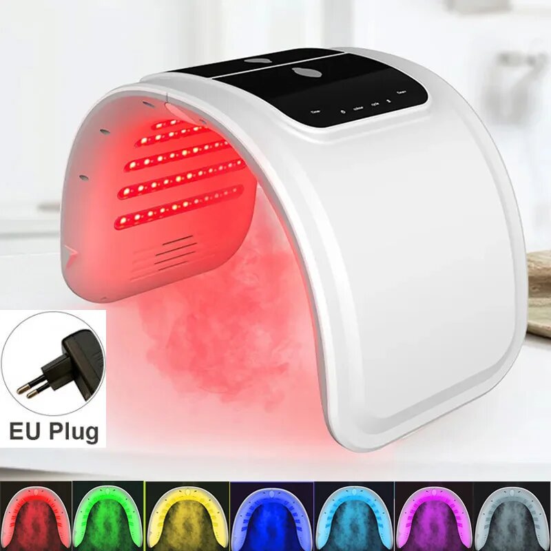DH Beauty LED маска для лица 7 цветов EU Plug with spray
