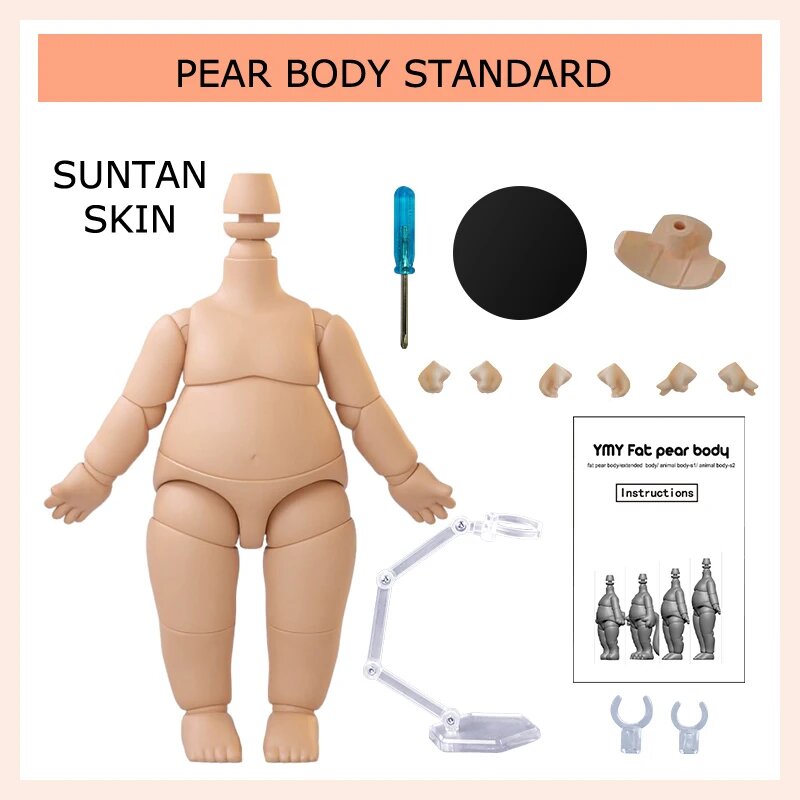 Кукла Ymy Ob11 Pear Body Standard, Suntan Skin