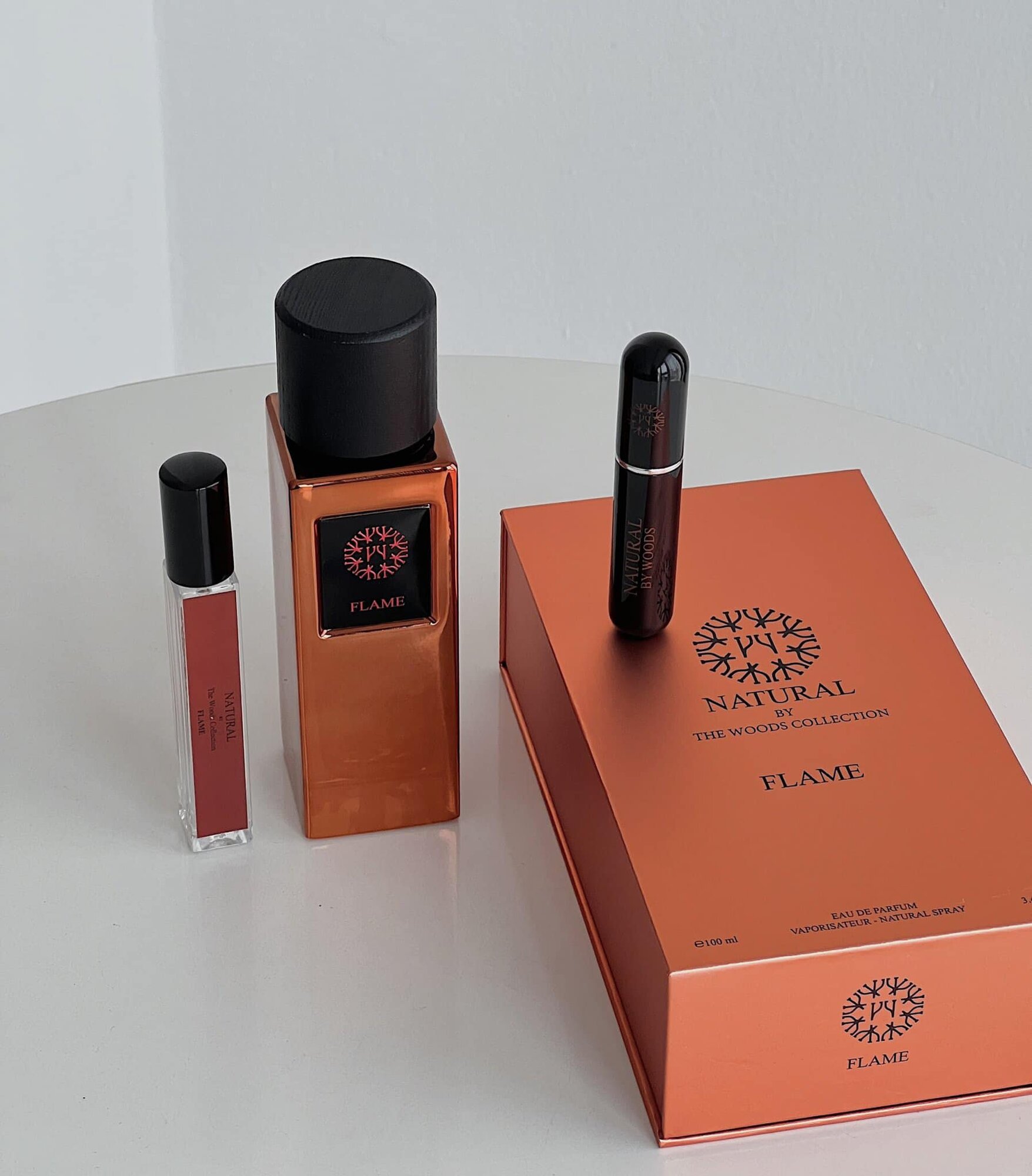 Набор "Natural by Woods Flame, 100мл. + 5мл.", The Woods Collection, Парфюмерная вода Унисекс