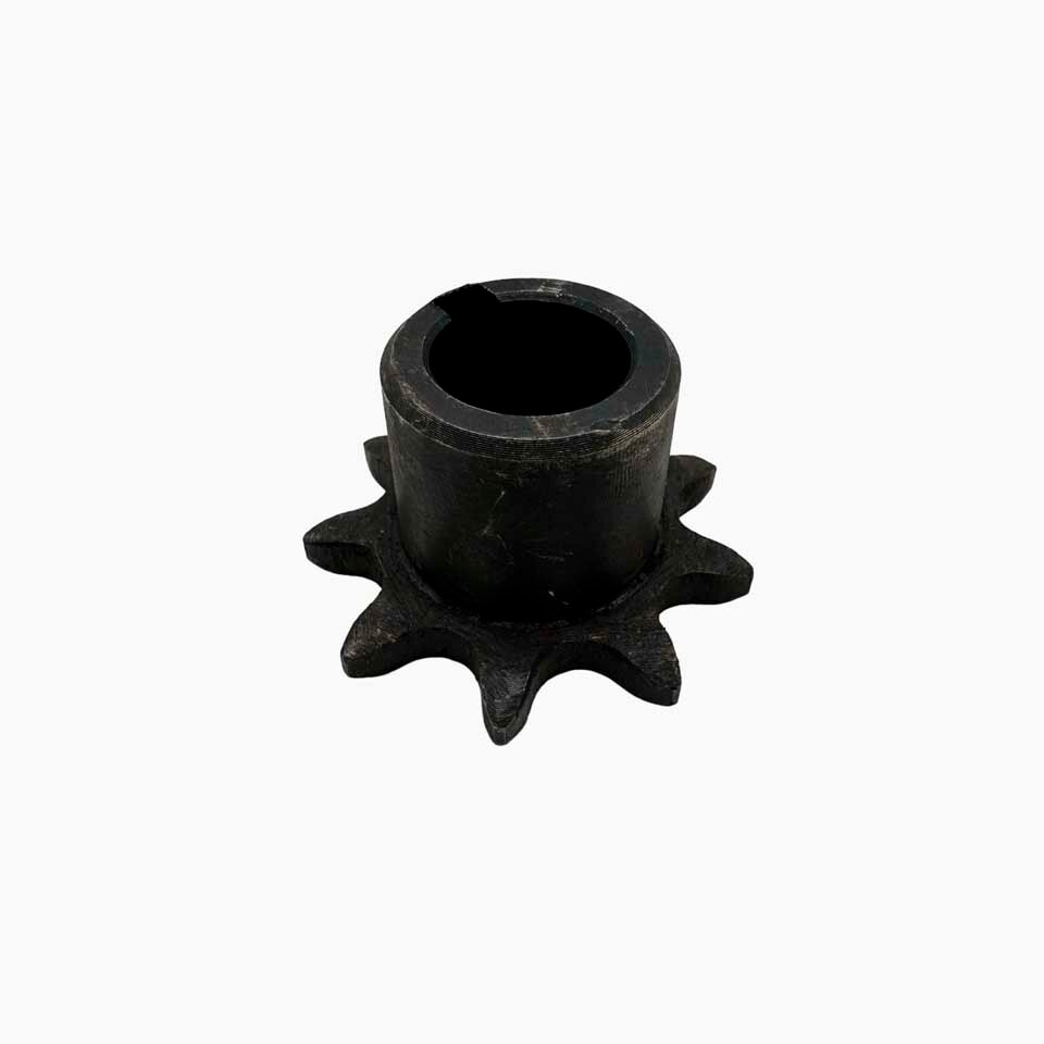 Звезда ведущая на мотобуксировщик (Z-9, D-20мм, шаг 15,875, 520 цепь, шпонка 6мм) малая