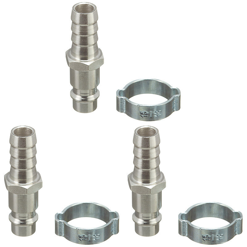 Штуцер для соединения 10 мм с обжимным кольцом (3 шт.)