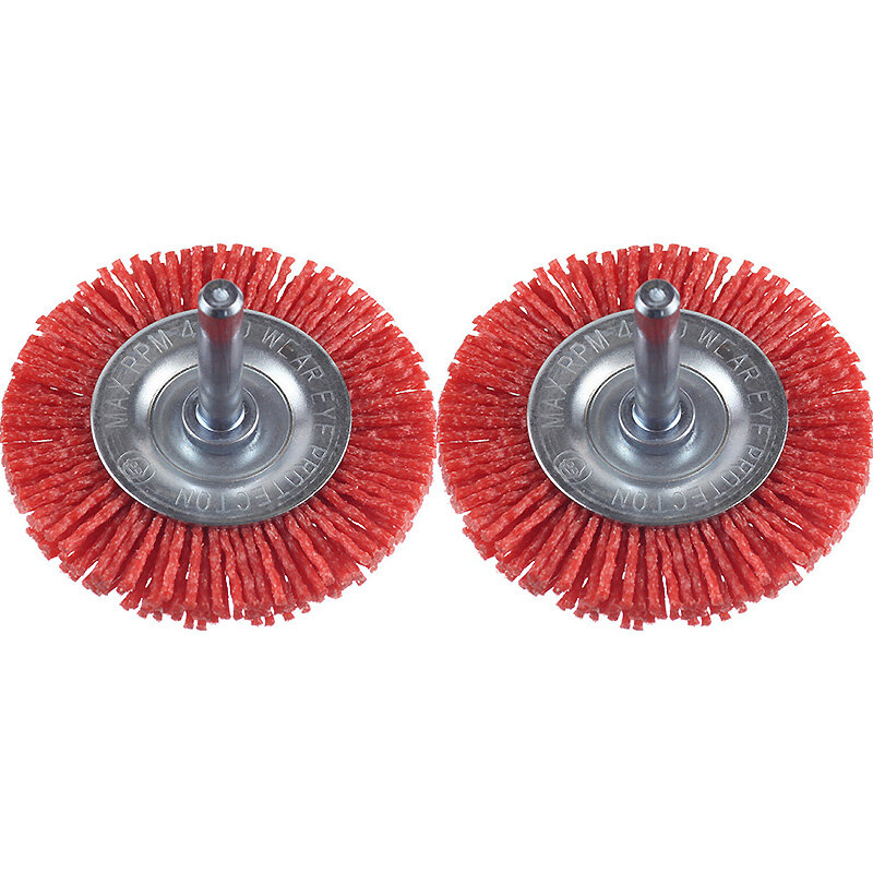 Корщетка для дрели Практика (773-460) радиальная d63 мм нейлоновая (2 шт.)