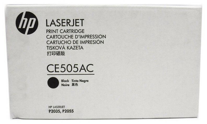 Картридж HP CE505AC корпоративная упаковка для P2035/2055