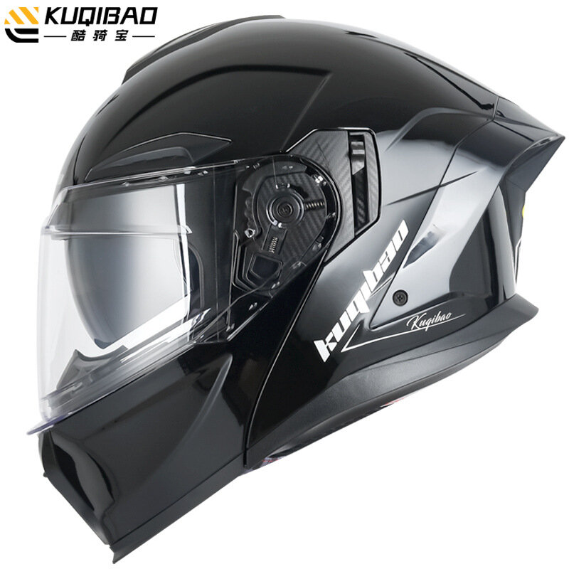 Шлем мотоциклетный Chibao 2XL, с Bluetooth, ярко-черный