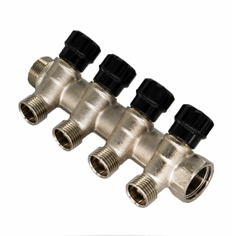 Коллектор СТМ вентиль 3/4"х1/2" - 4 выхода РН