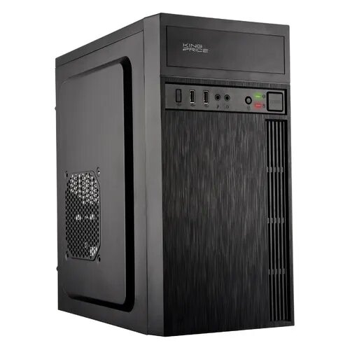 Корпус mATX KINGPRICE KPCC-MN210, Mini-Tower, без БП, черный