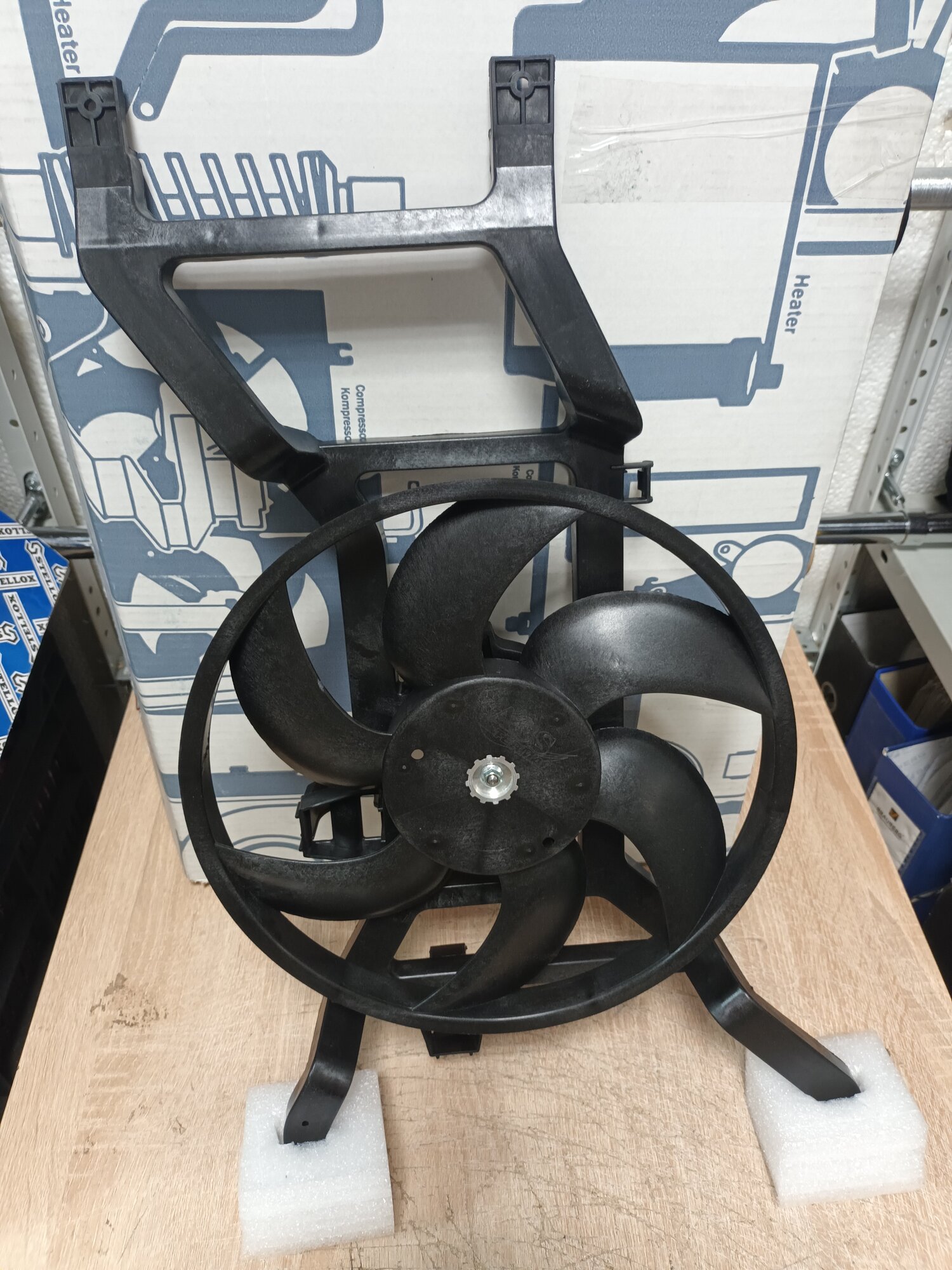 Вентилятор радиатора Рено Логан, Сандеро с 2008 г без кондиционера