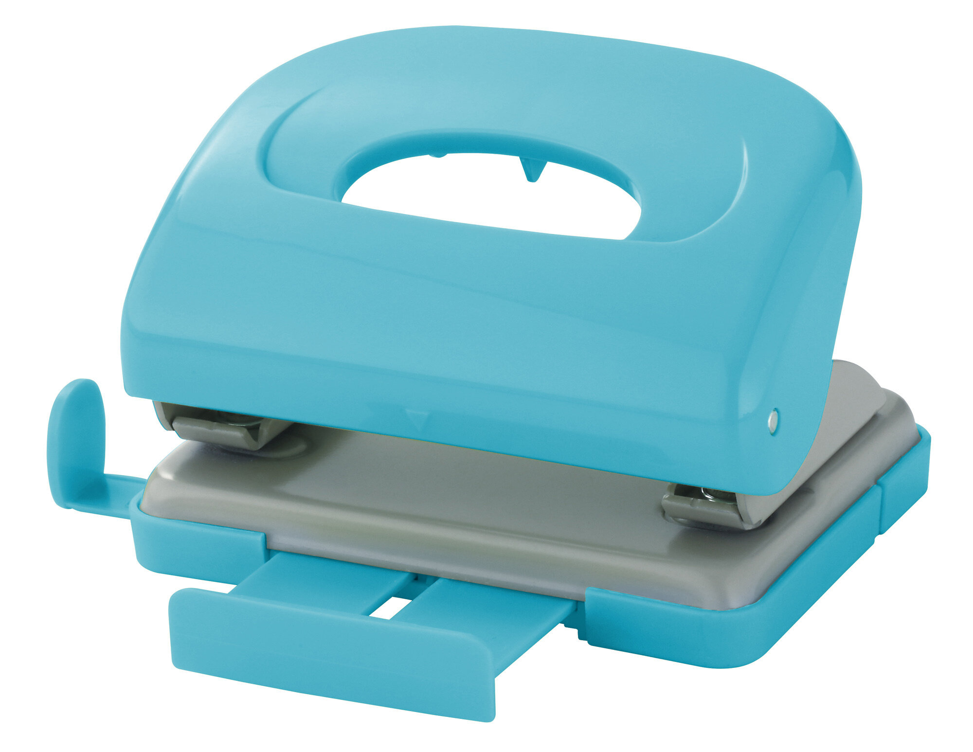 Дырокол KW-Trio максимум: 16 листов, пластик, синий отверстий: 2 (09652BLUE)