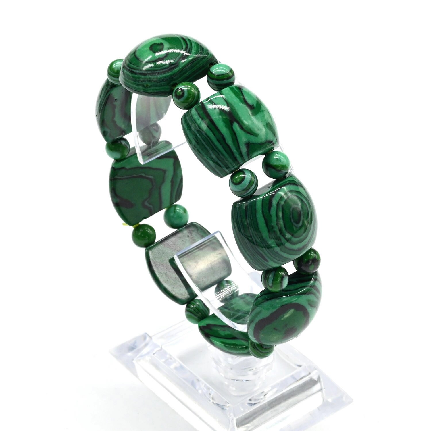 Браслет, малахит