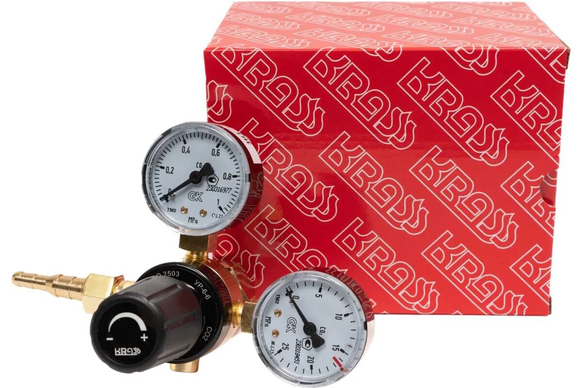 Редуктор углекислотный УР 6 6, 15 м3/ч при 0,6 МПа KRASS 2117616PV поверенный
