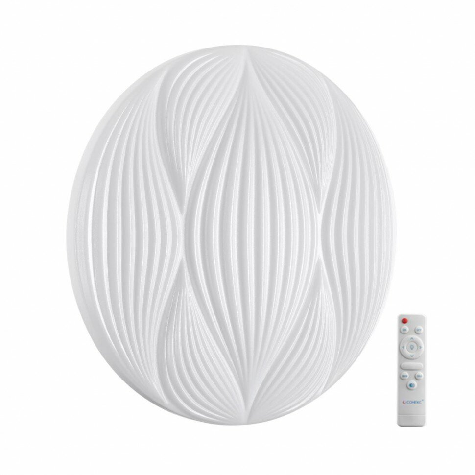Сонекс 7686/DL PALE SN 156 Светильник пластик/белый LED 48Вт 3000-6000К D380 IP43 пульт ДУ HIMAR