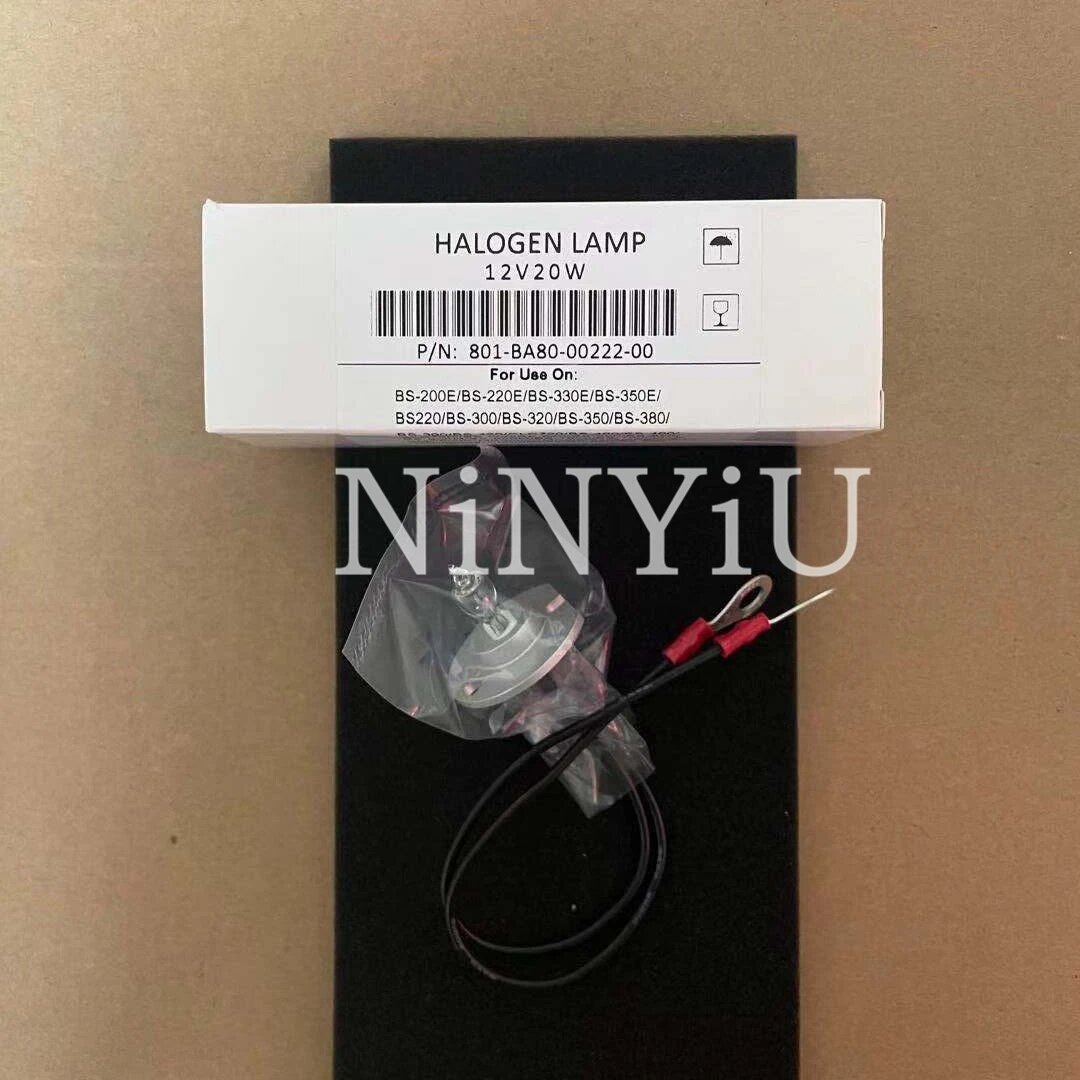 Галогенная лампа NiNYiU 12V20W для Mindray BS230 BS240 BS240VET BS240E BS330E BS240Pro BS360E BS350E BS370E