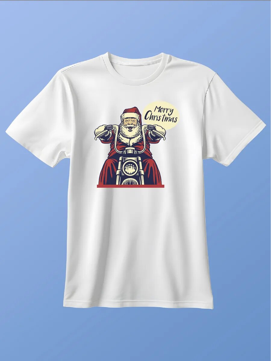 Футболка с сантой