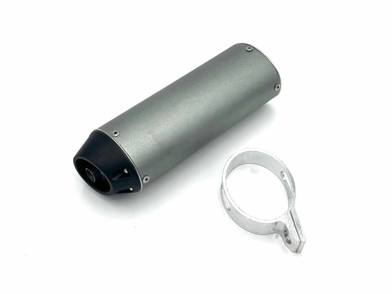 Глушитель, DB-Killer, ф 38мм, с хомутом, серый