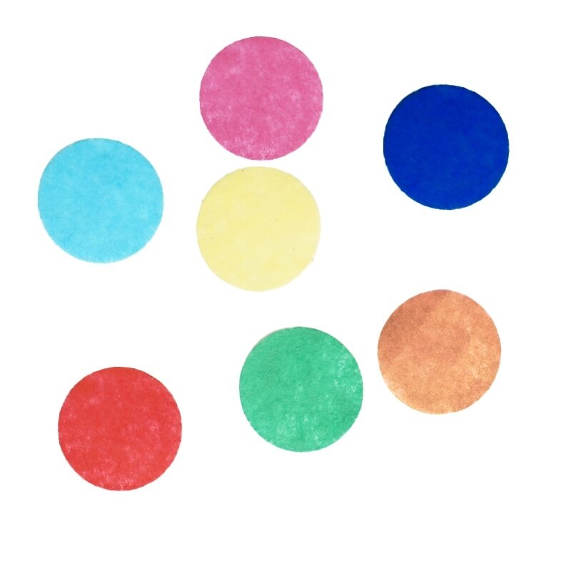 Конфетти Веселуха Круги, Макаронс, бумажные, размер 1 см