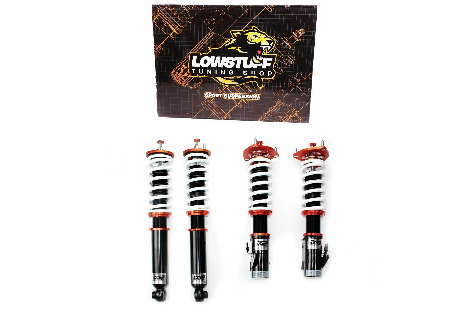 Винтовая подвеска Nissan Silvia S13, 180sx S13, 200sx S13, 240sx S13 фултап койловеры с регулировкой высоты и жесткости DGR Street