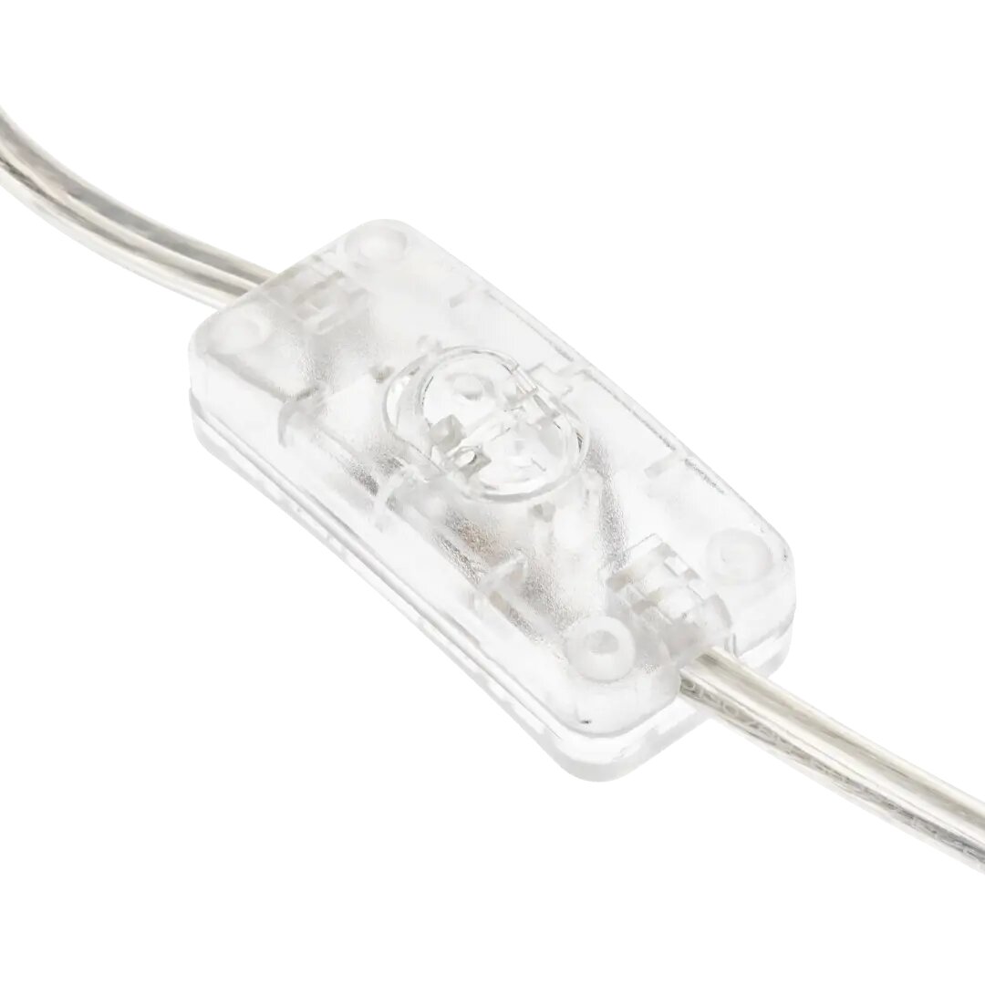 Выключатель проходной Duwi цвет прозрачный