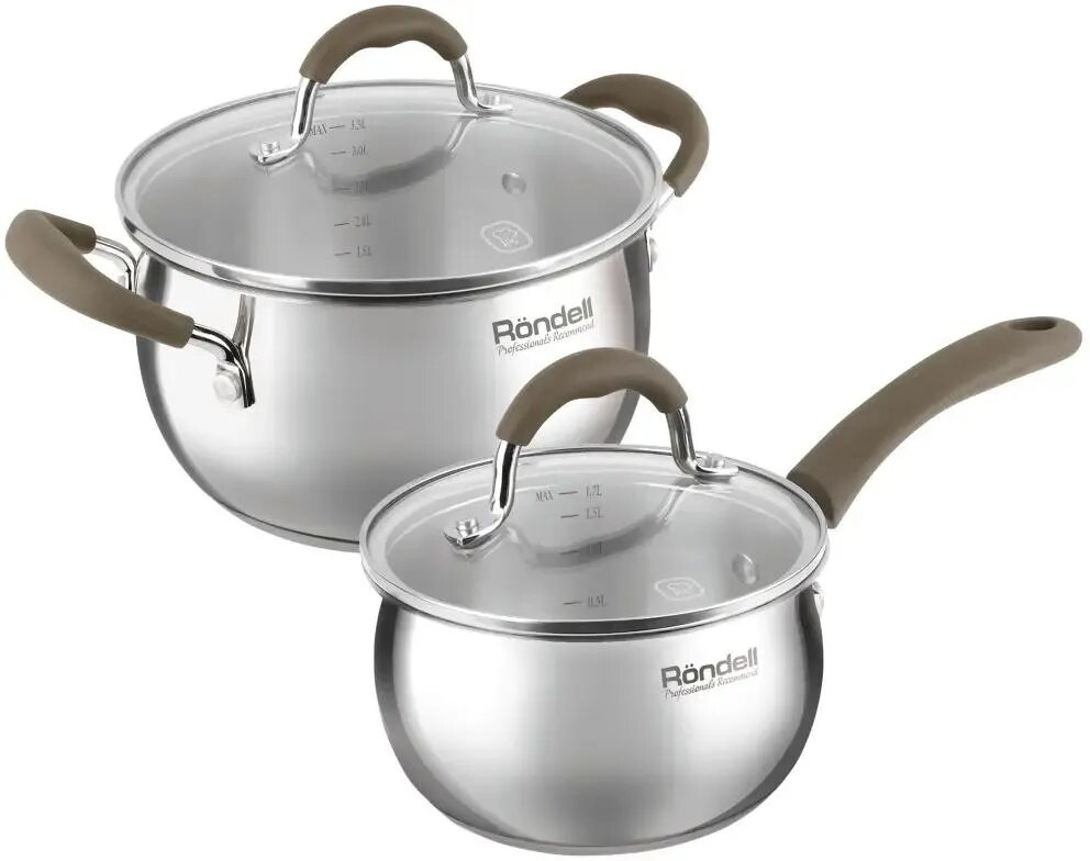 RDS-1834 / Набор посуды Rondell Konzept RDS-1834, 4 предмета