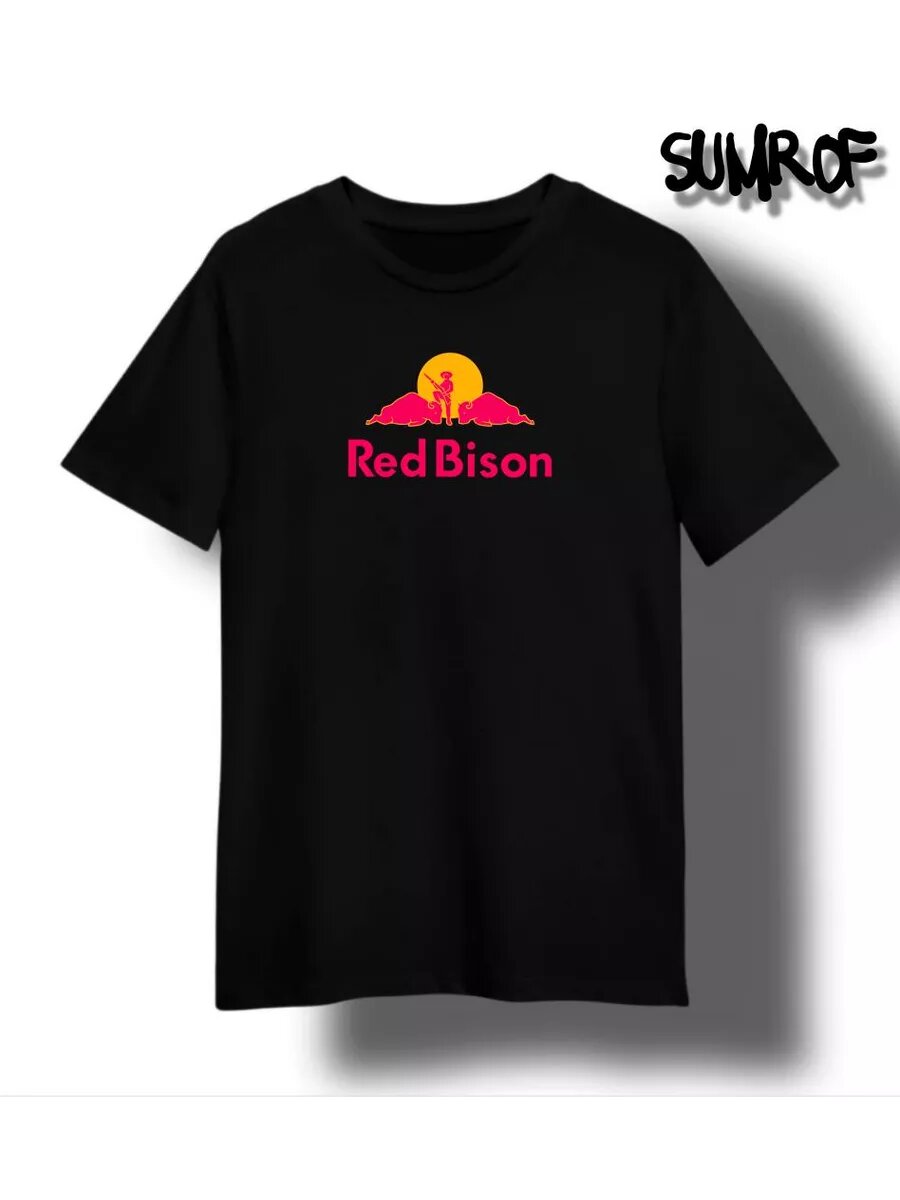 Футболка red bison bull